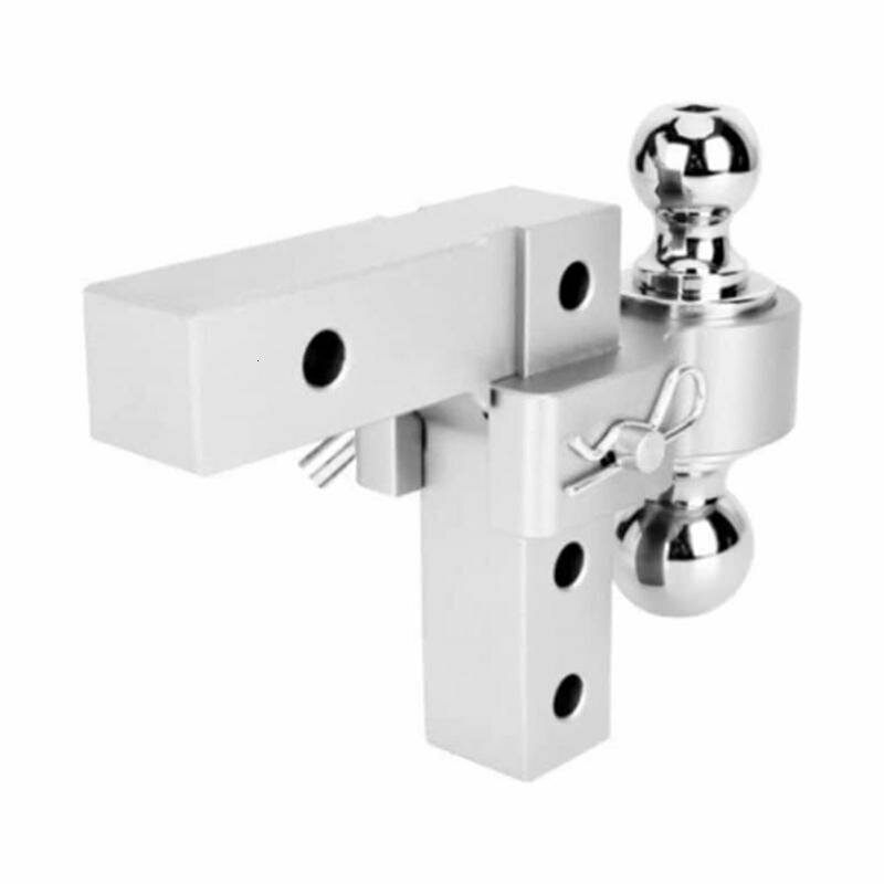 Глобальный прицепной щит с регулируемым положением из алюминиевого сплава, серебро