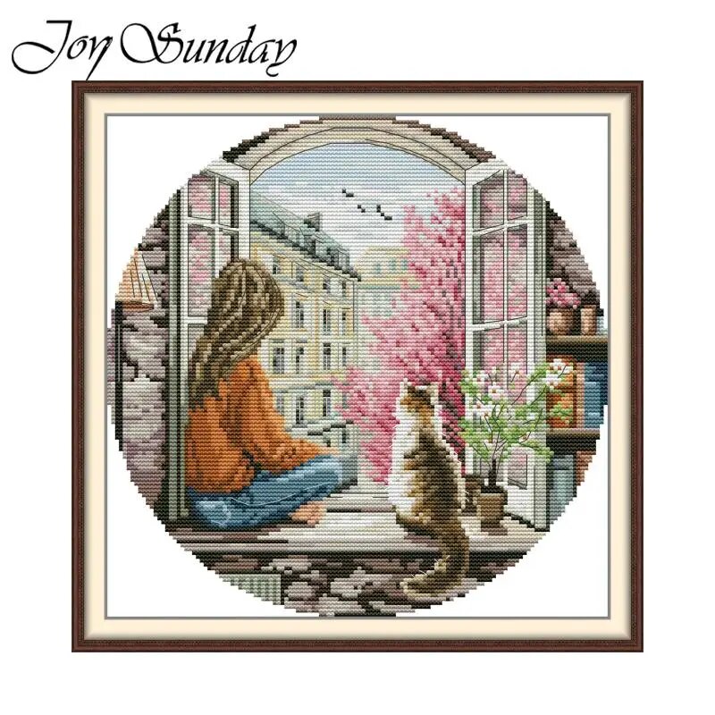 Набор для вышивки крестом Joy Sunday 14CT Printed