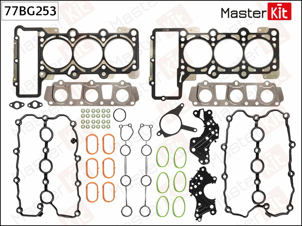 Комплект прокладок ГБЦ VAG AUK, BKH MasterKit 77BG253