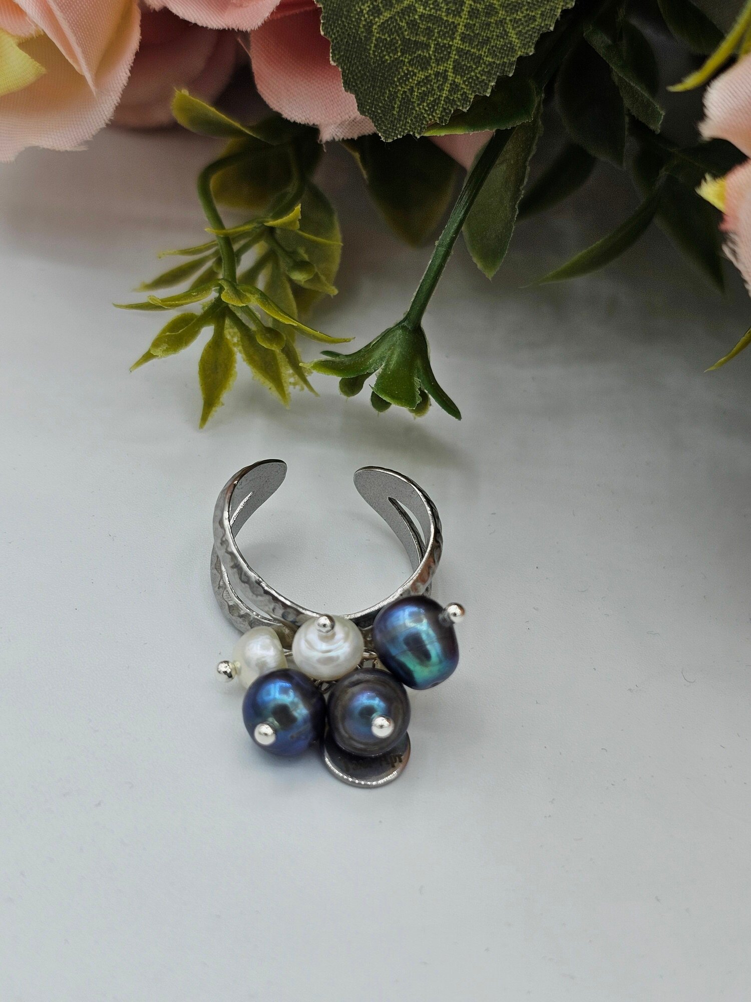 Кольцо Таля Арт, жемчуг культивированный