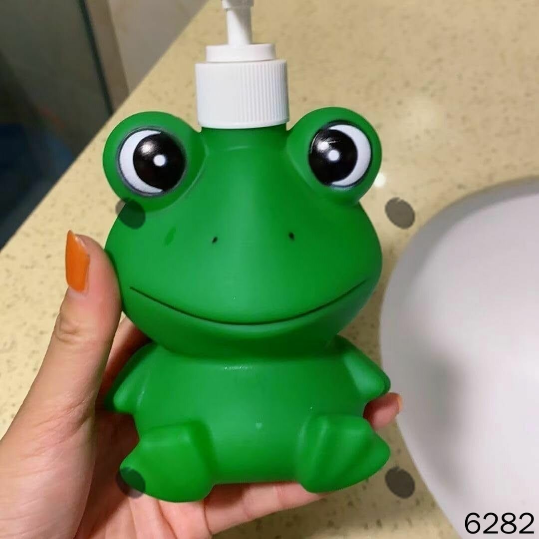 Детский диспенсер для мыла в форме лягушка, диспенсер для шампуня, геля для душа, насосный тип, лягушка