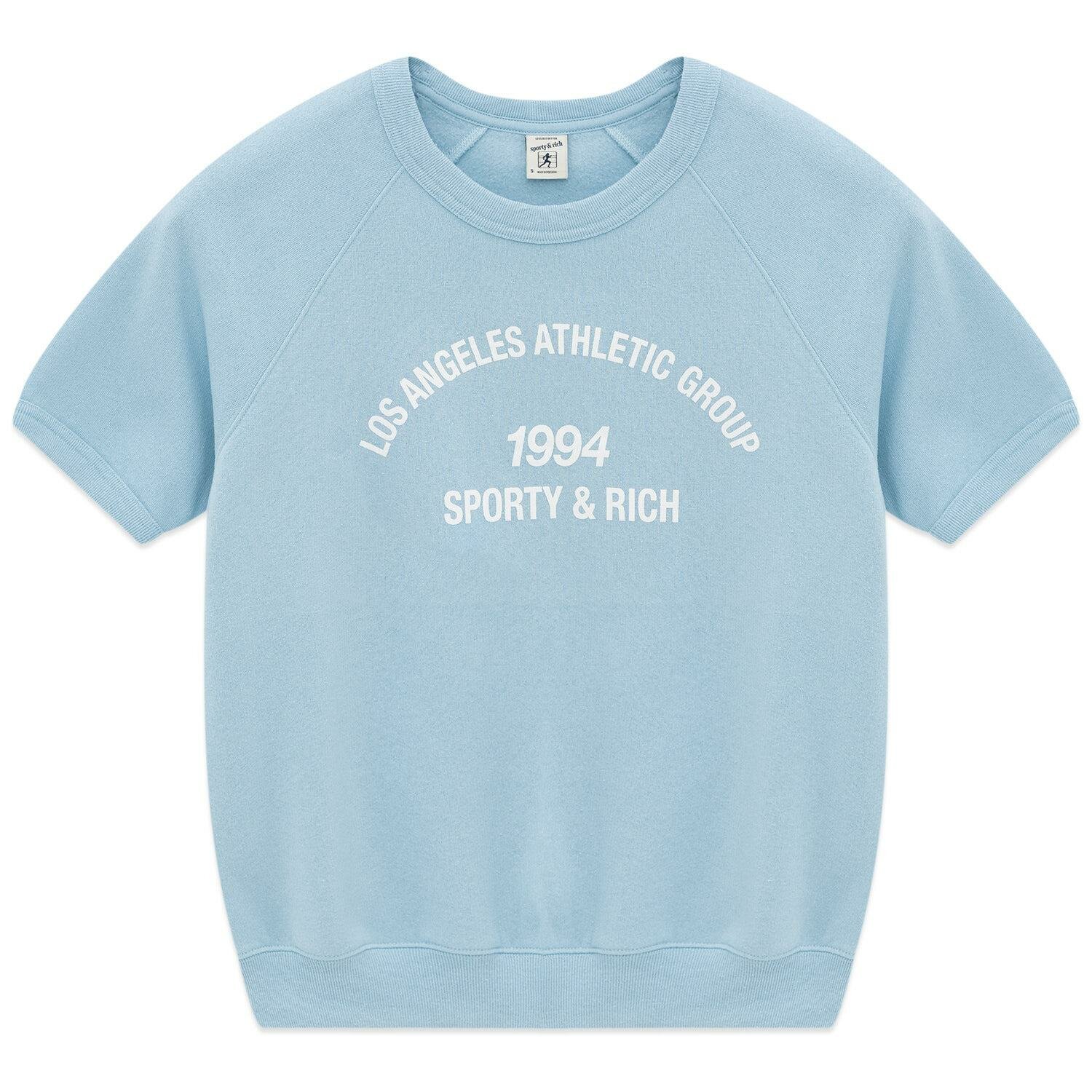 Футболка ФУТБОЛКА SPORTY & RICH LA ATHLETIC GROUP SHORT SLEEVE CREWNECK