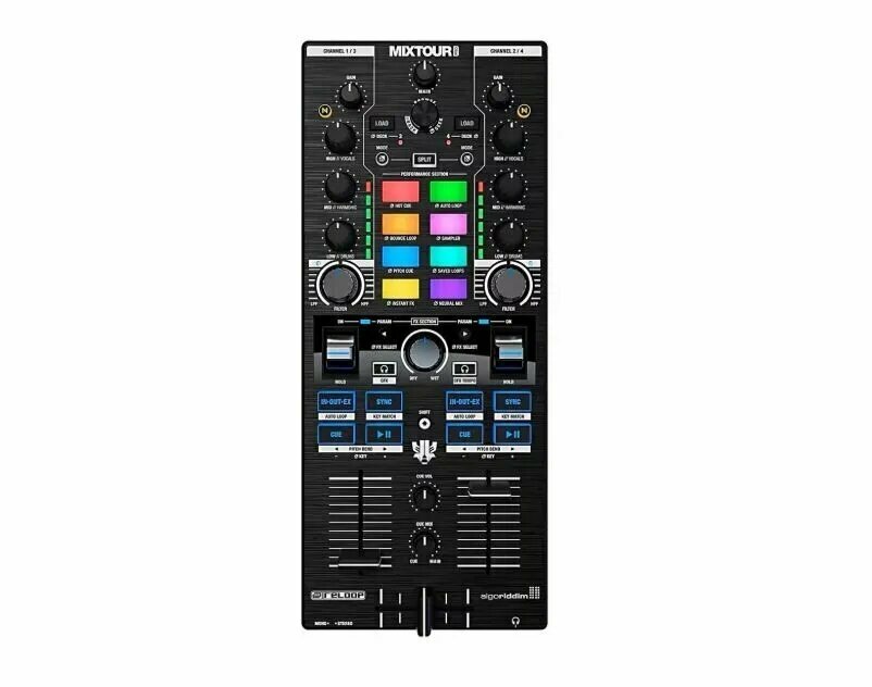 Reloop Mixtour Pro Многодисковый DJ - микшер с аудиоинтерфейсом