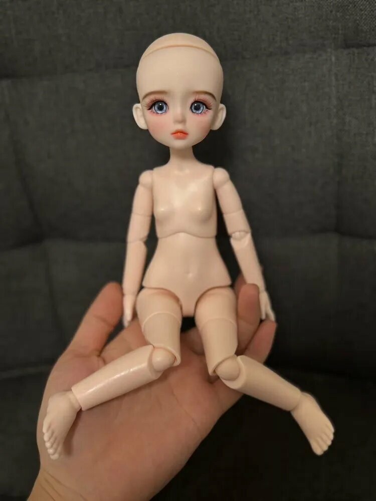Макияж ручной работы 1 / 6 bjd куклы 28cm девушки подарочные игрушки