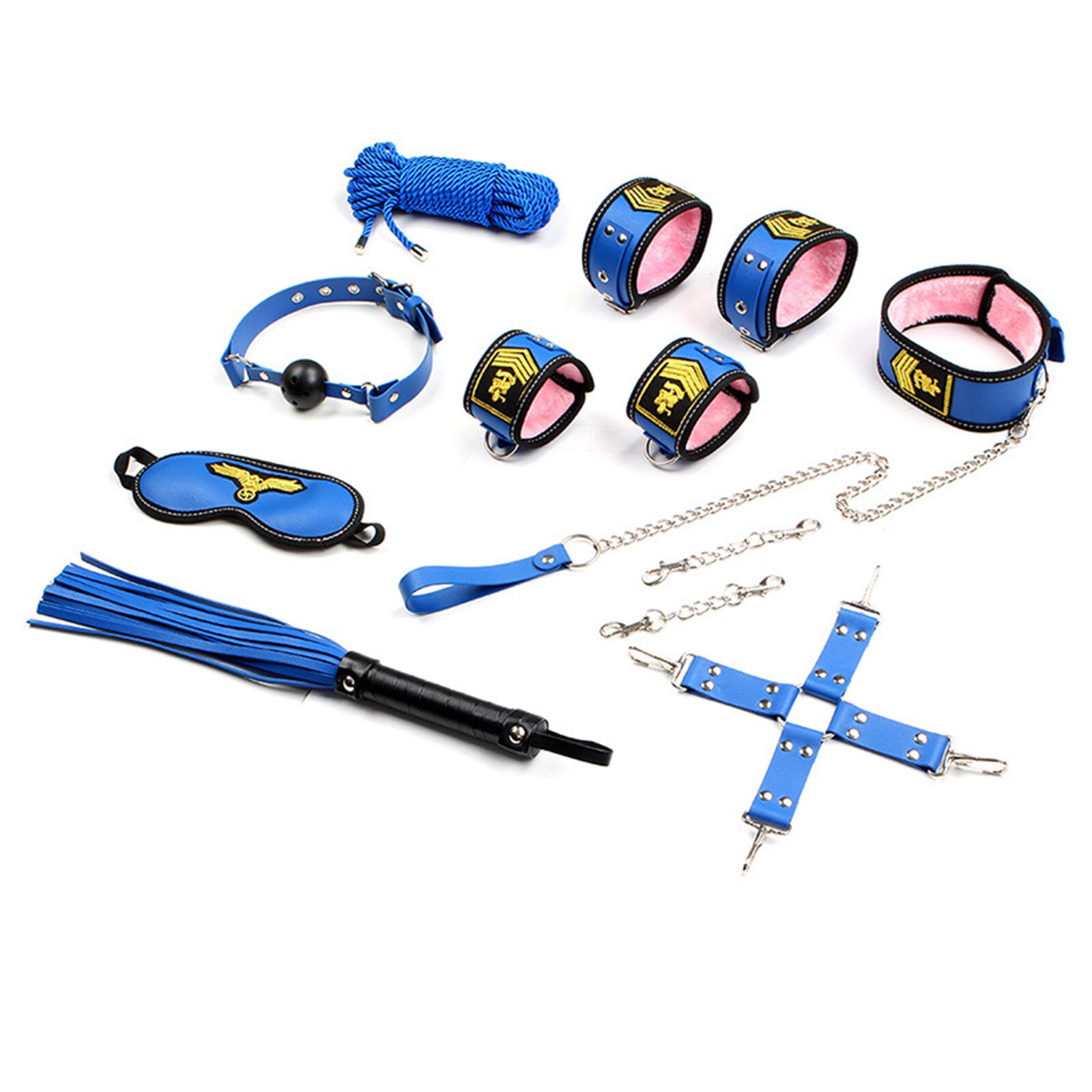 8 шт. /компл. SM Бондажное Снаряжение Медсестра Женщина-полицейский Стюардесса Косплей Секс Забавный Набор Секс-Игра БДСМ Набор Секс-Игрушек Для Взрослых Пар