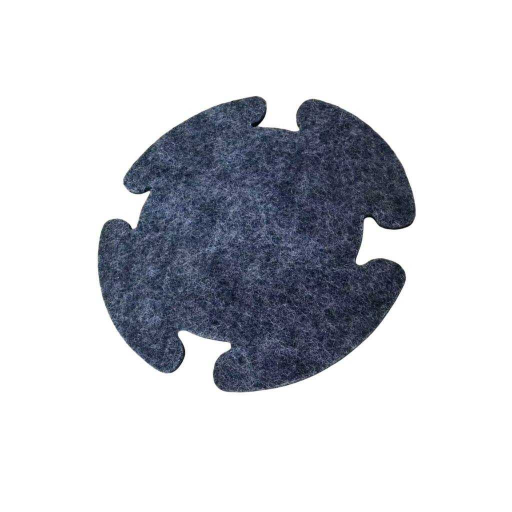 Тихие демпферы для бас-бочки, Средне- густой серый