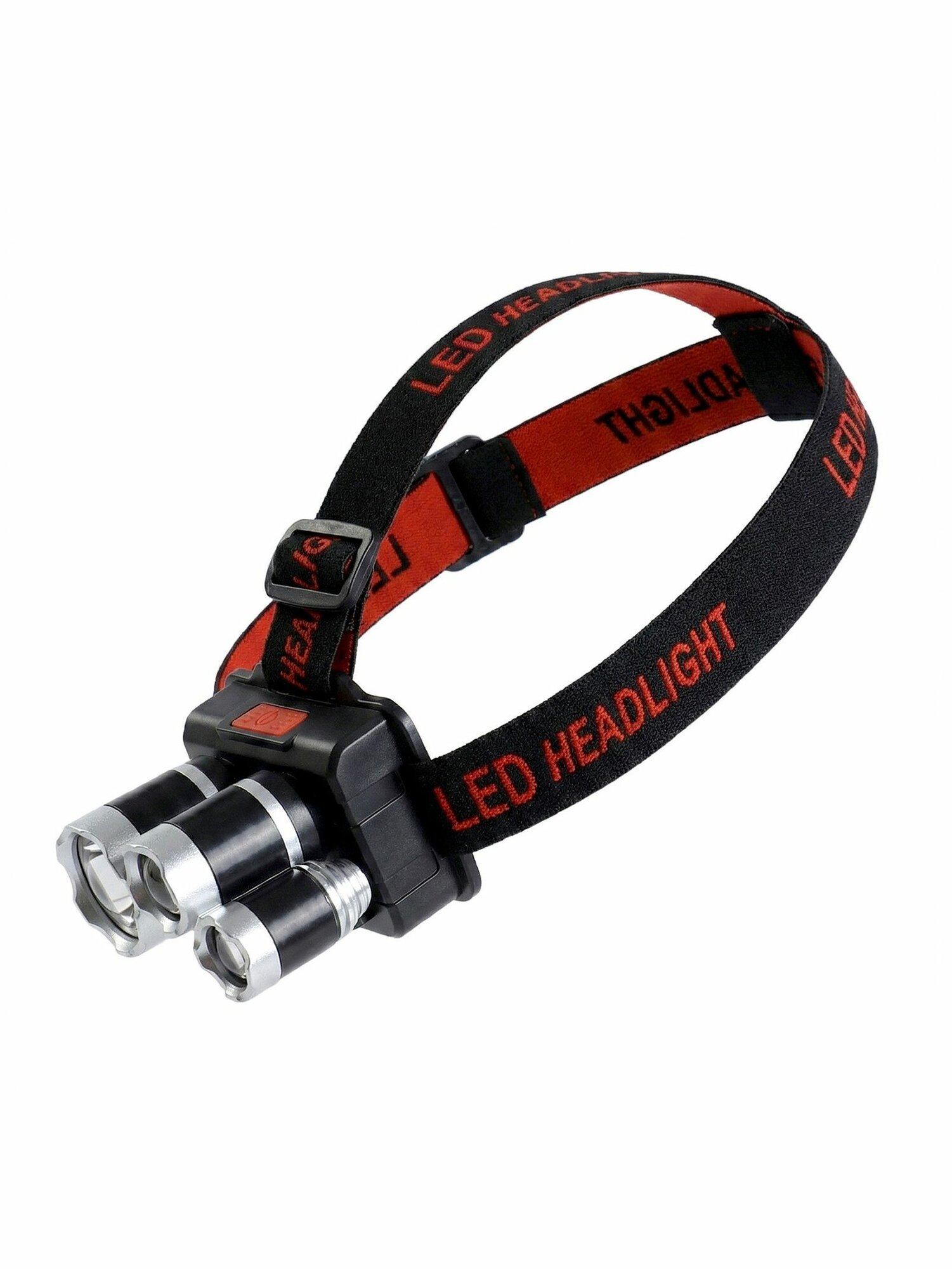 Фонарь налобный аккумуляторный "Мастер К", 10 Вт, 1200 мАч, 600 лм, 8х9х6 см