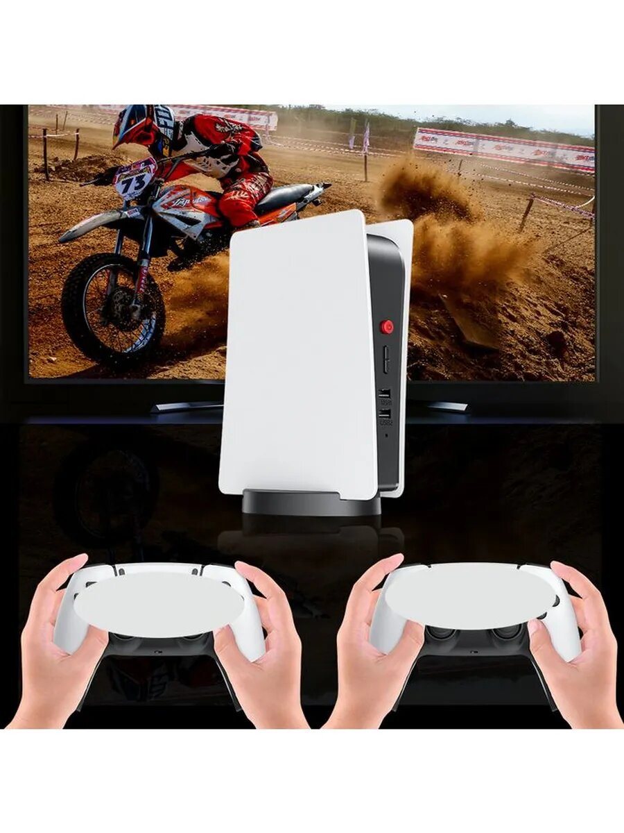 Игровая приставка HD M5 Mini TV, HDMI, 64ГБ, 2 геймпада