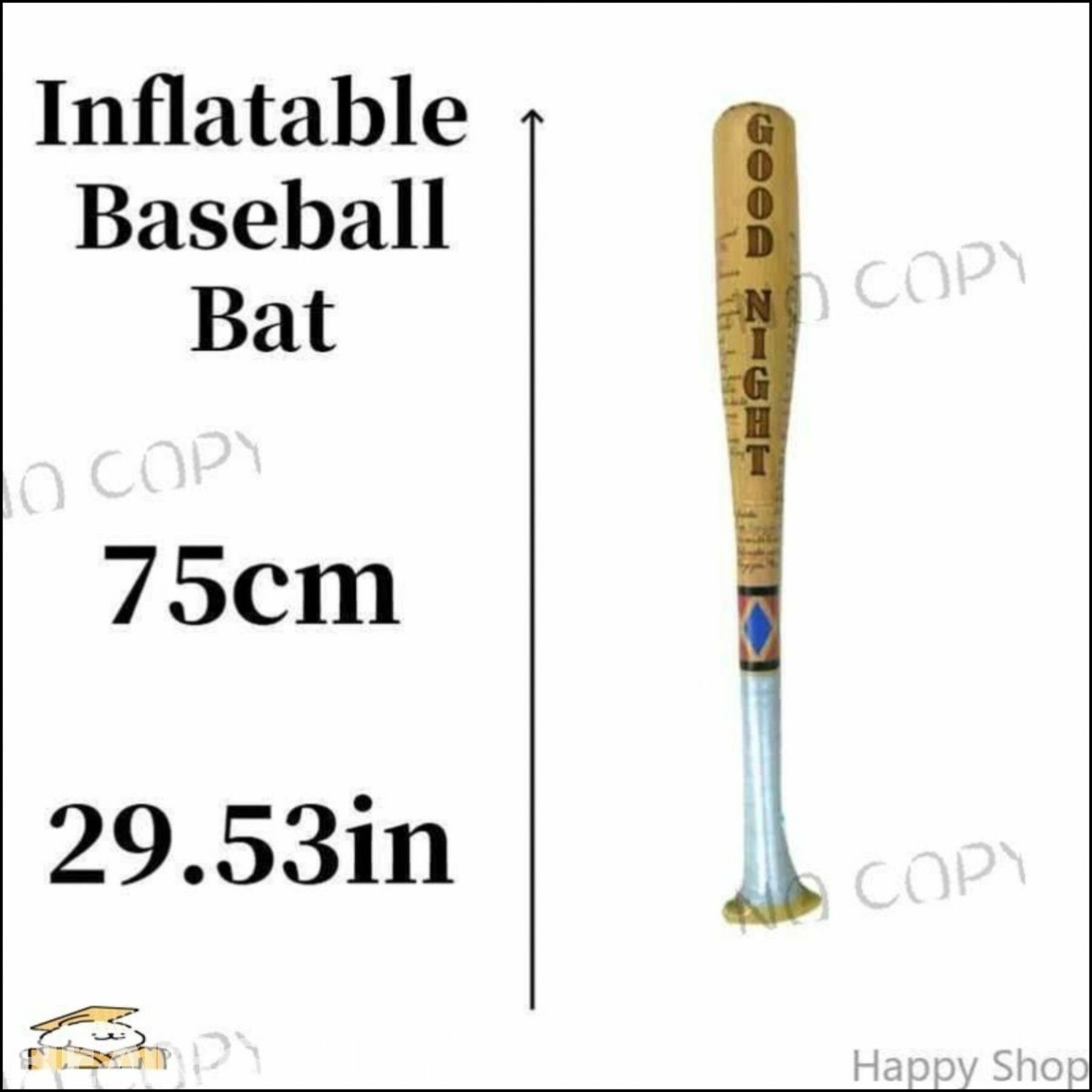 Эксклюзивная модель Good Night в стиле Харли Квинн, созданная для детских праздников и фестивалей, представляет собой надувную бейсбольную биту.