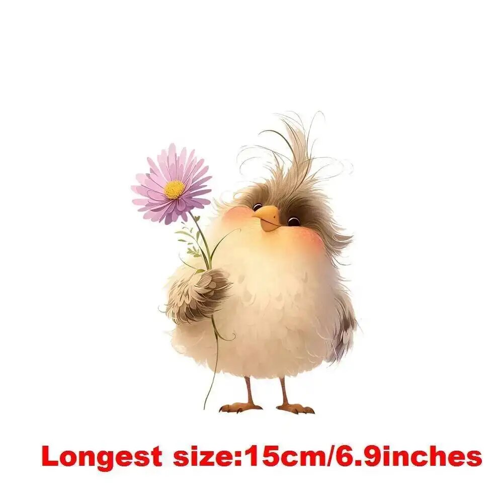 Термопереносные нашивки для детской одежды 15см