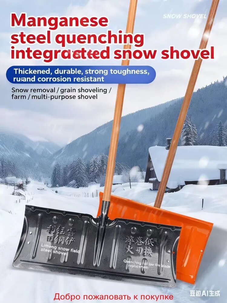 Лопата для уборки снега, посадочная 70 см