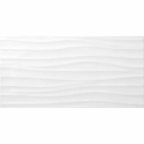 Керамин Плитка Дюна 7С белый глянц 30x60 8,5 мм (цена за 1.98 м2)