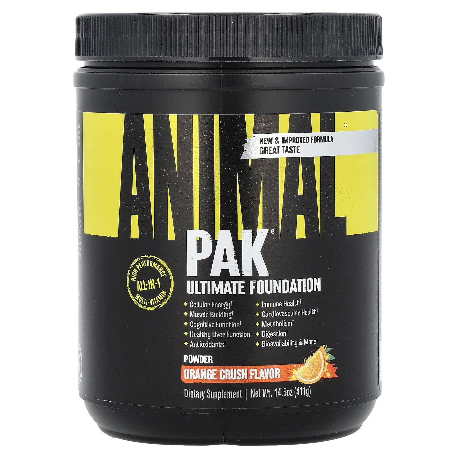 Витаминно-минеральный комплекс Universal Animal Pak powder 417 гр, Апельсин