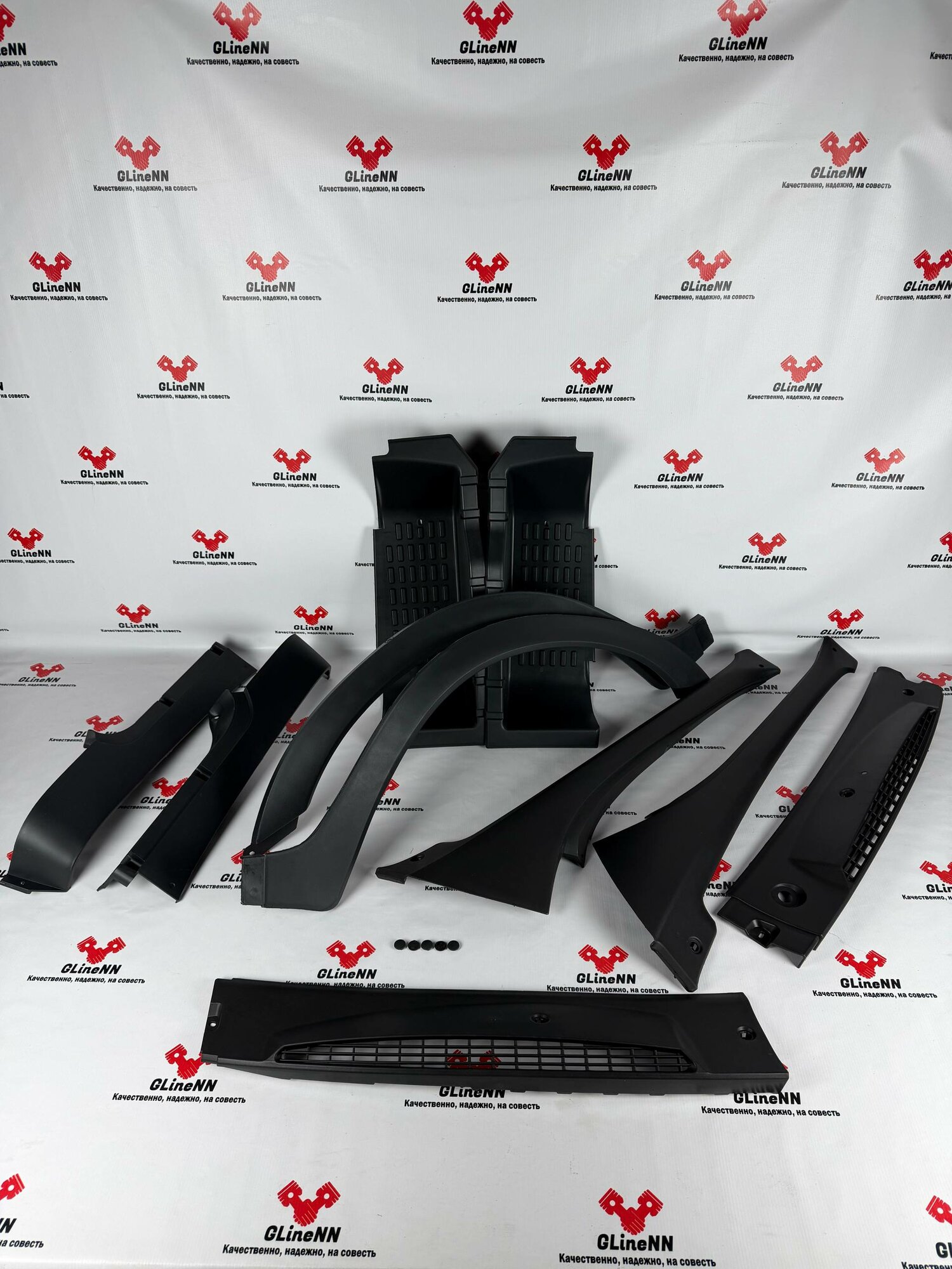 Комплект Облицовки на газель (10 деталей) для а/м газель 3302 (до 2003 г)