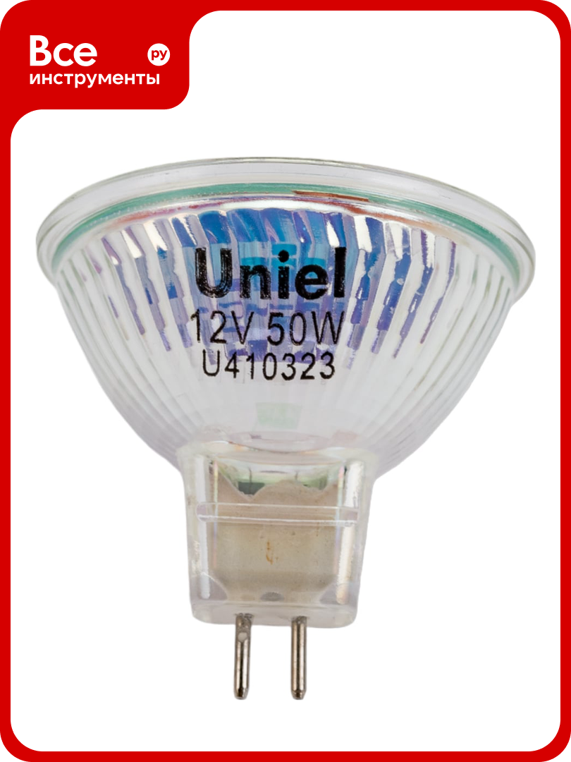Галогенная лампа Uniel MR-16-50/GU5.3 00483