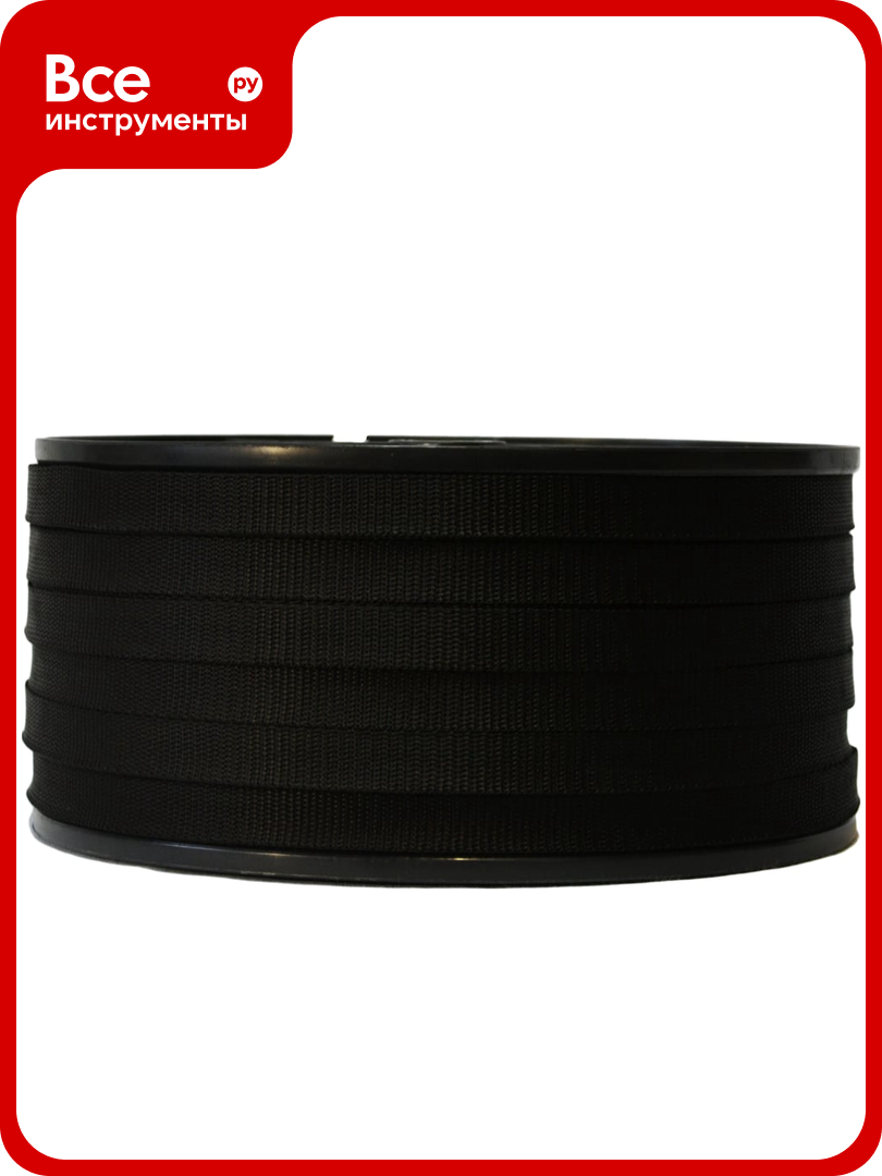 Лента торгово-производственная компания МДС лтпп 20-400 черная, полипропиленовые нити, высокая прочность