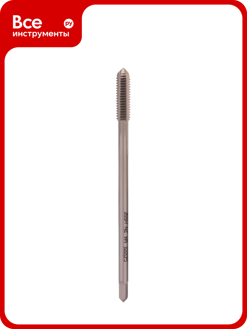 Метчик машинный Bucovice Tools М 4, шаг 0.7 мм, HSSE DIN376 194040