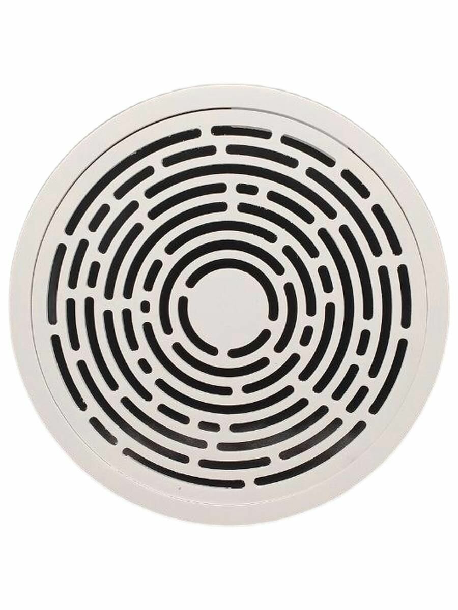 Решетка пластиковая белая (лабиринт) D125