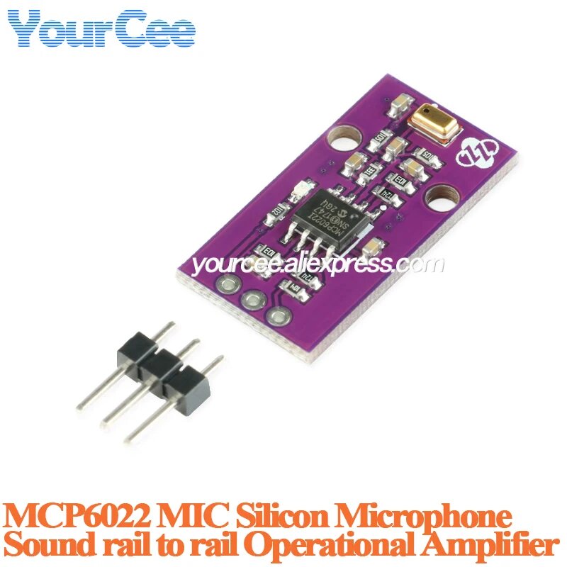 MCP6022 Микрофонный усилитель звука, 5шт