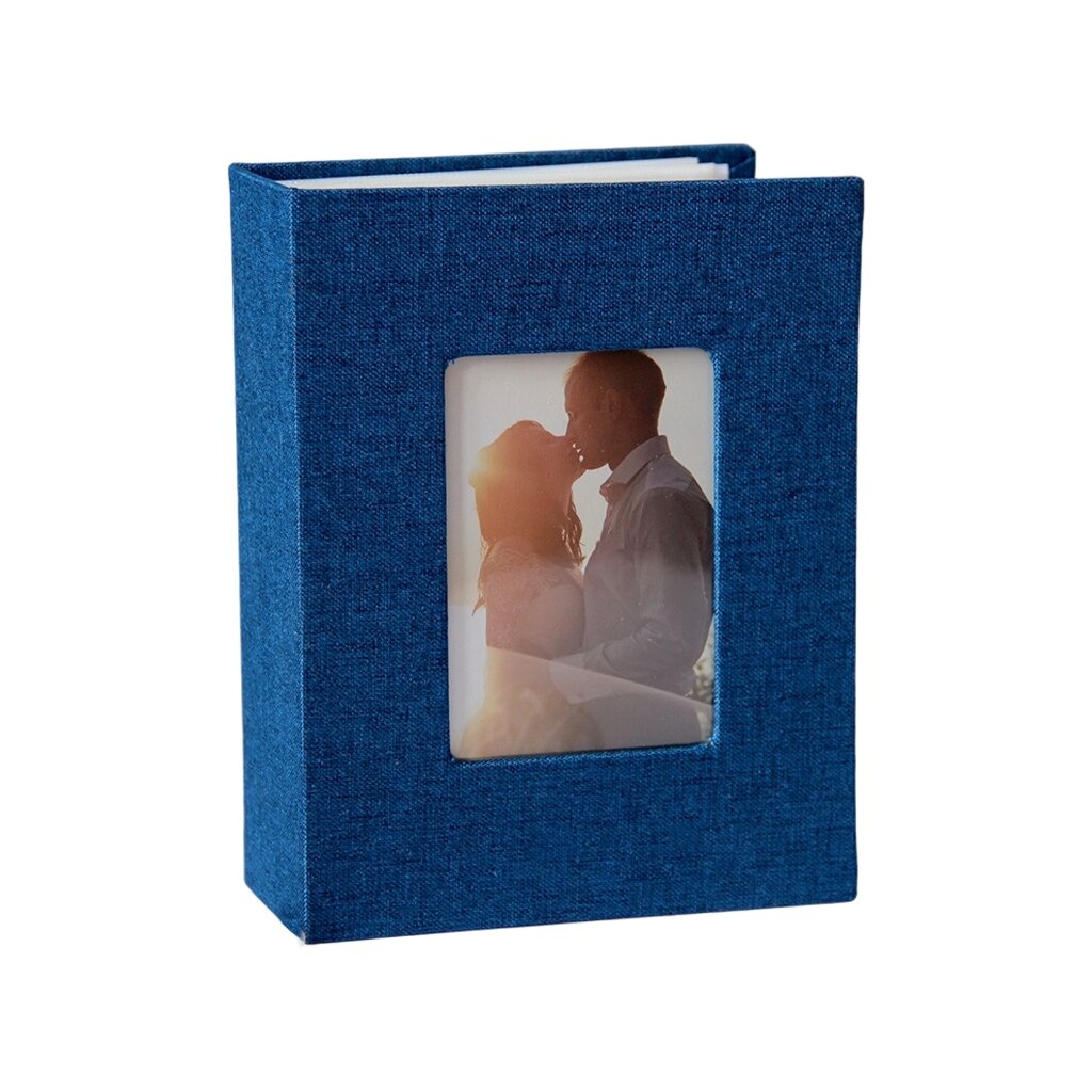 Фотоальбом 4х6 в льняной обложке из ткани со 100 карманами, Фотоальбом-вкладыши для фотоальбомов на Свадьбу ребенка и День матери семьи