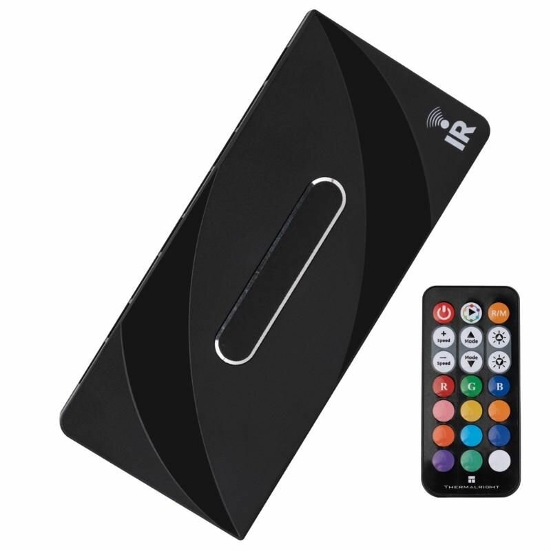 Умный контроллер температуры с 8 портами для вентиляторов, Черный