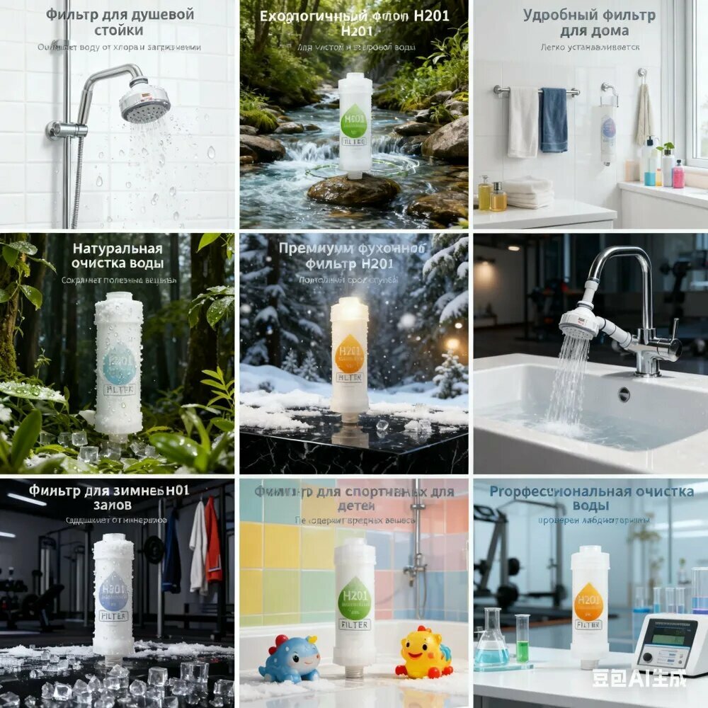 Фильтр для душа; ароматизатор лаванды*1; подходит для ванной комнаты и туалета