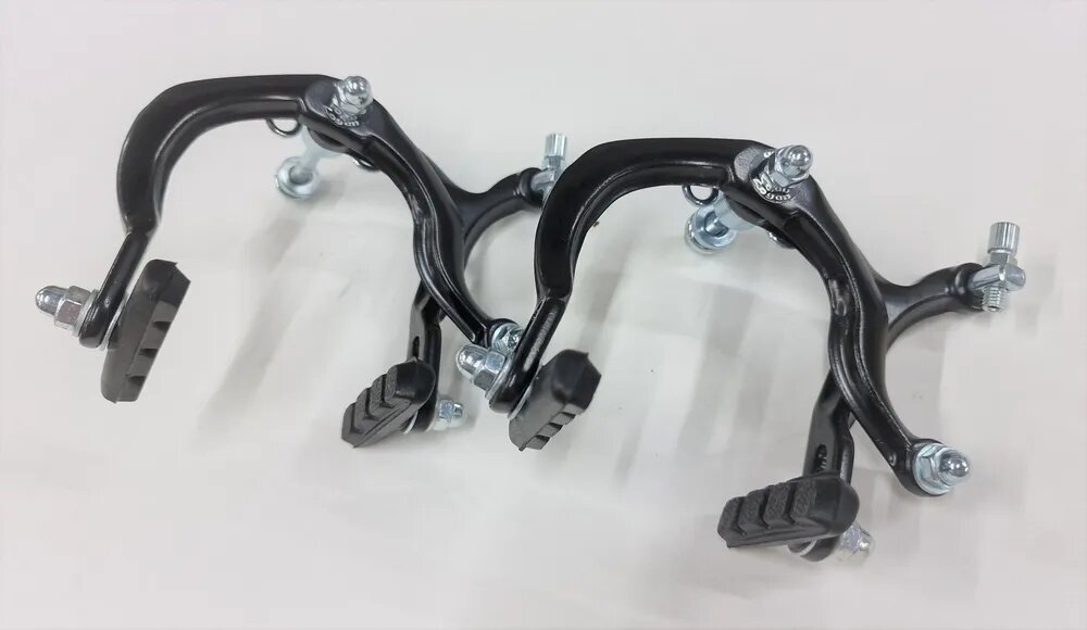 Набор тормозов клещевых дорожного велосипеда, передний+задний