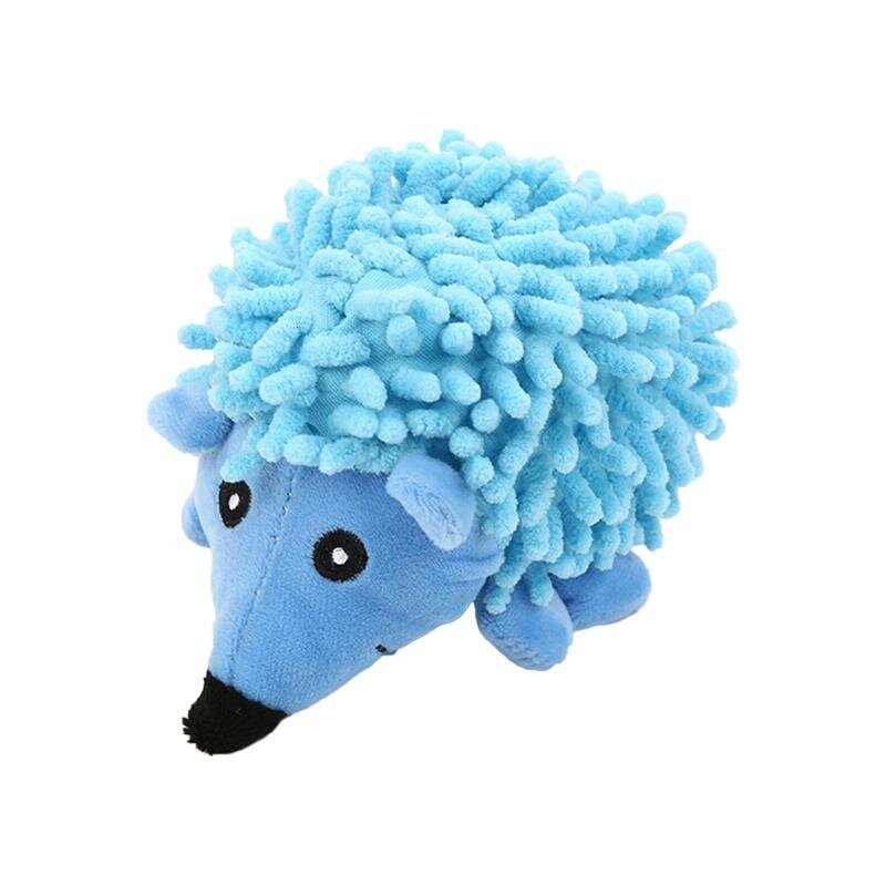 Плюшевая игрушка для собак - ёжик, Синий
