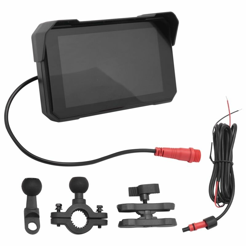 5-Дюймовый Портативный Экран GPS-Навигации Для Мотоцикла С Беспроводной Функцией Carplay