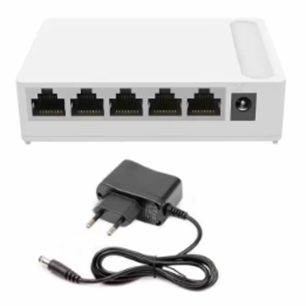 Y15 Порт -Гигабитный Переключатель 10/100/1000 М Ethernet Splitter Home Network Hub С Кабелем Power, Office Switch Eu Plugure