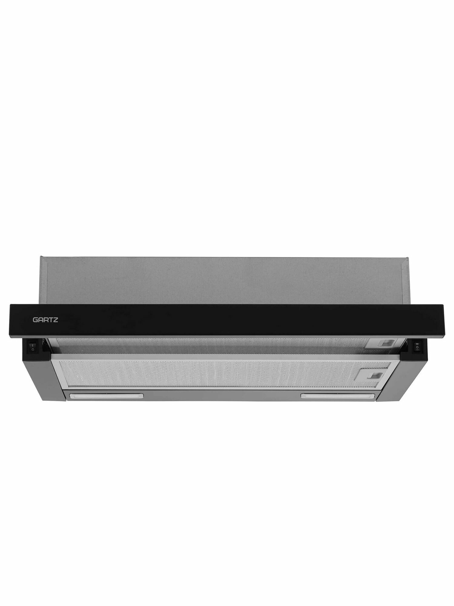 Вытяжка GARTZ HBT615B T-air телескопическая 59,5 см черная, 600 м³/ч, LED, 2 скорости