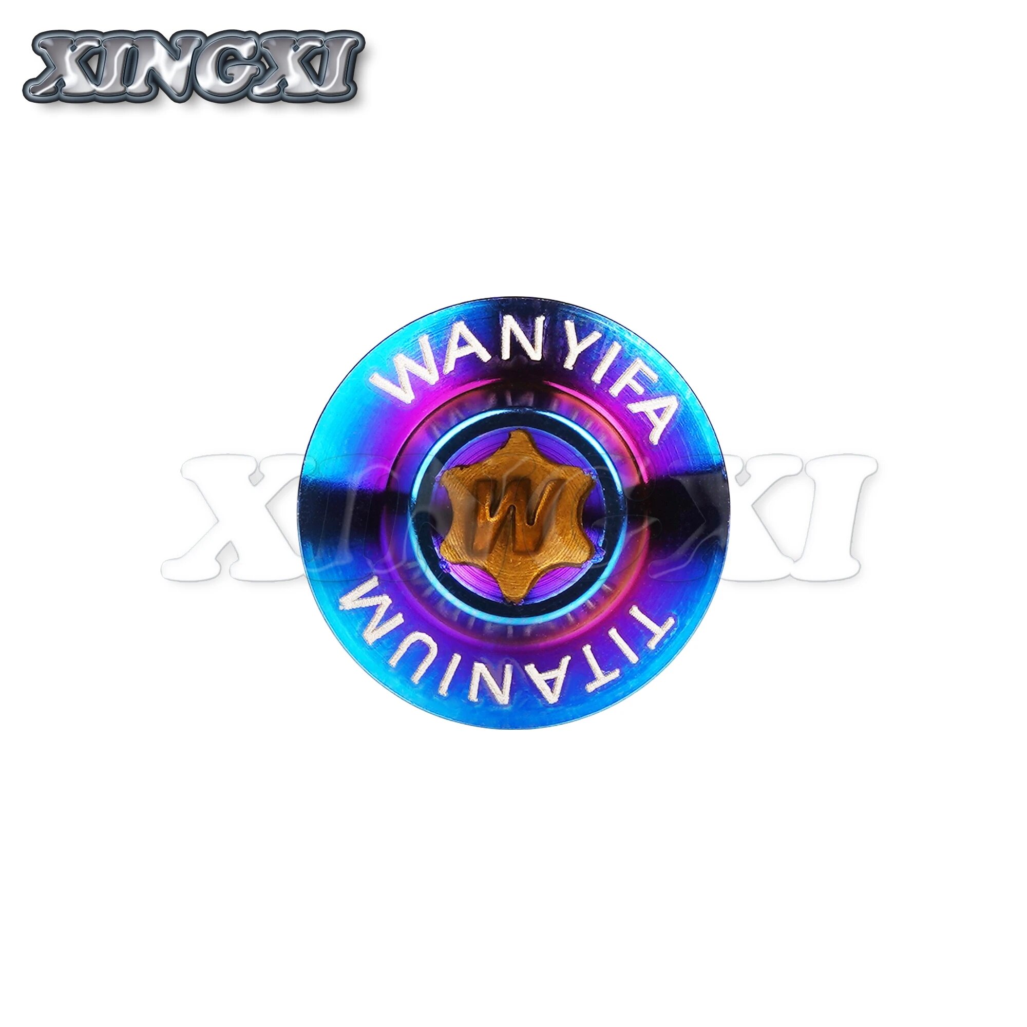 Титан болт M6x30 Burn Blue Torx