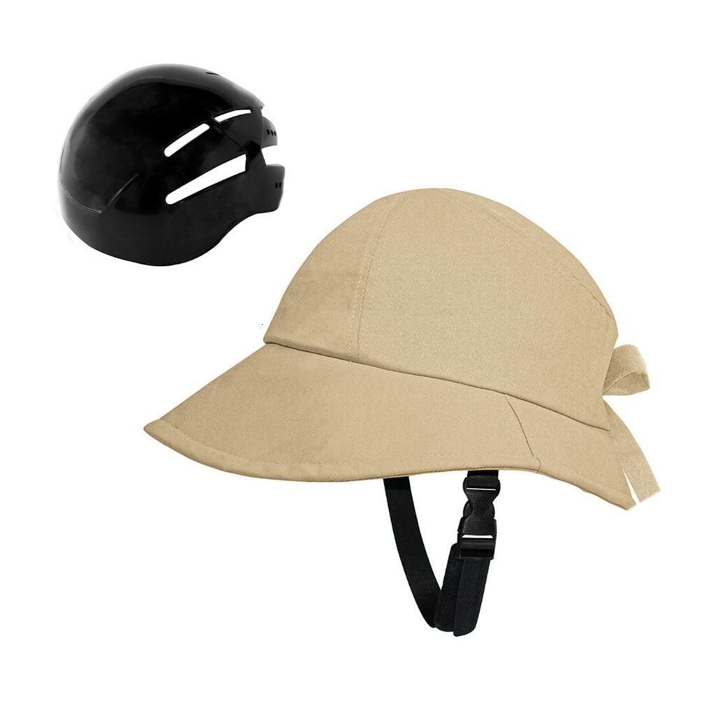 Велосипедный шлем для женщин, Цвет хаки.