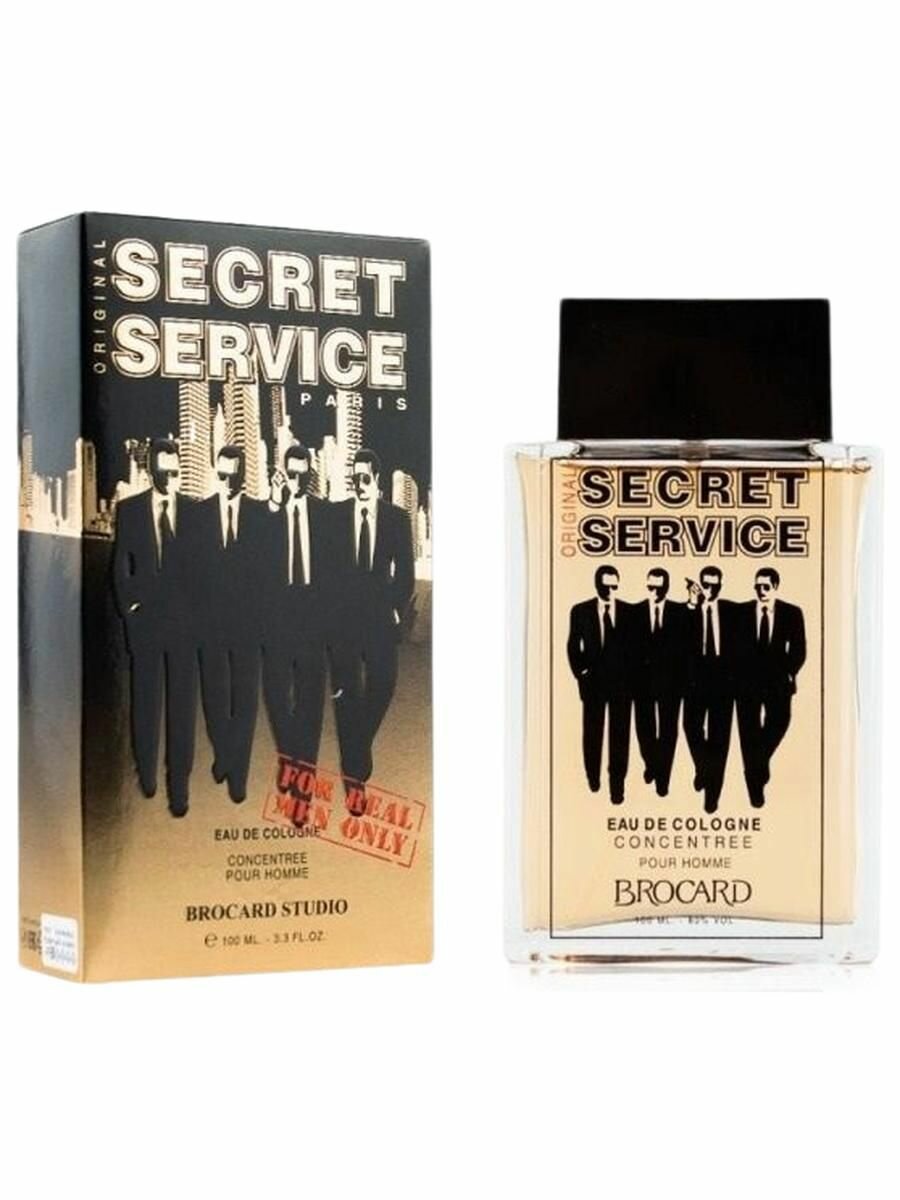 Одеколон Brocard Secret Service, для мужчин, акватический, цитрусовый, фужерный аромат