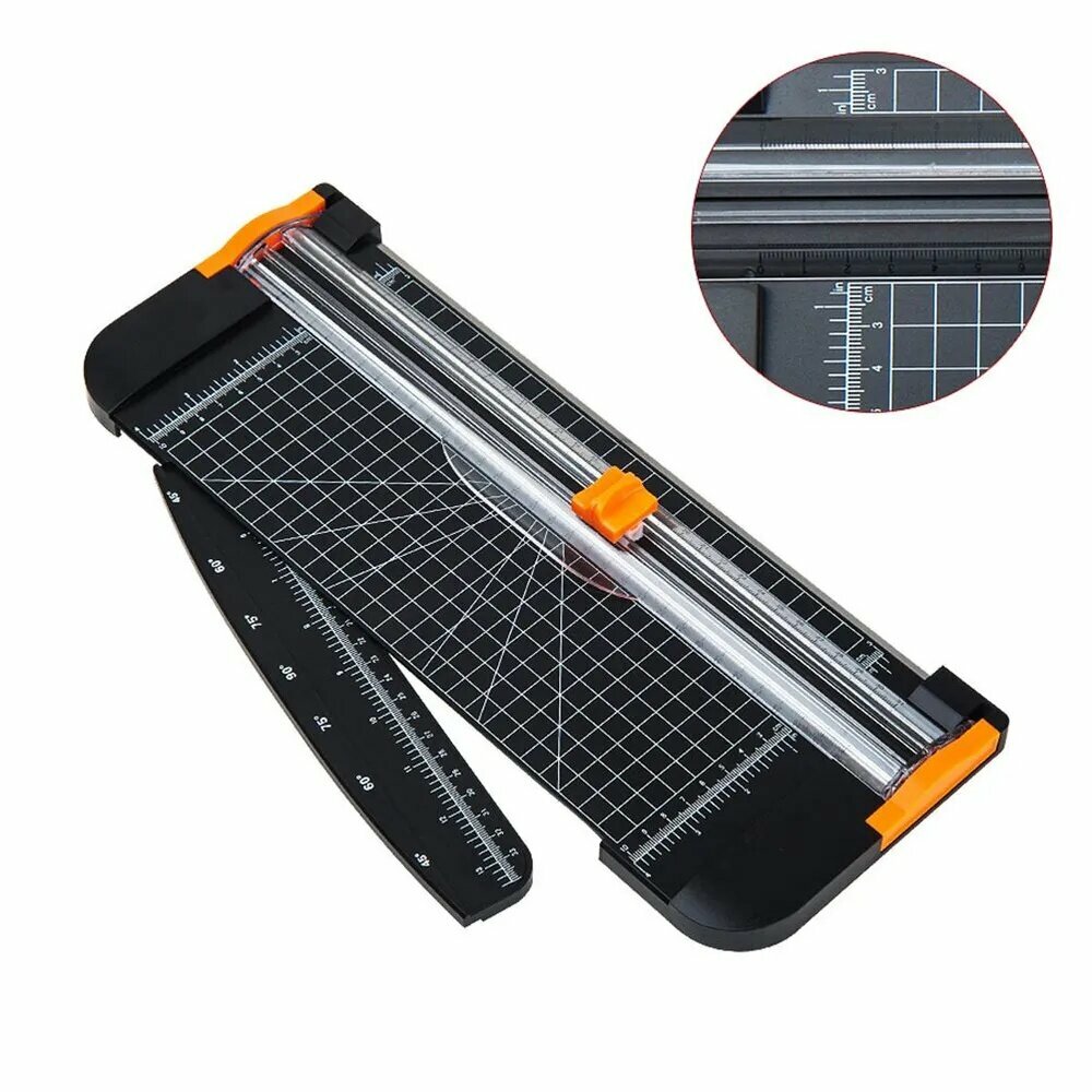 Бумагорезательная Машина Guillotine С Черным Дизайном Для Офиса, 1 Упаковка