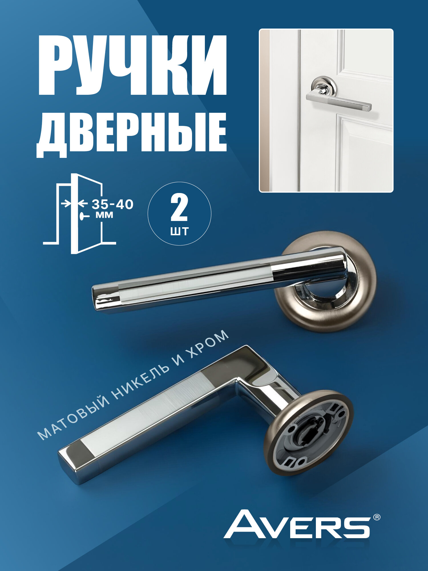 Дверная ручка межкомнатная