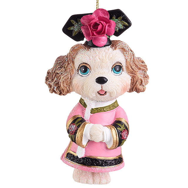 Елочная игрушка Собачка Спаниель 10 см, Goodwill (Гудвилл), TR22584-1
