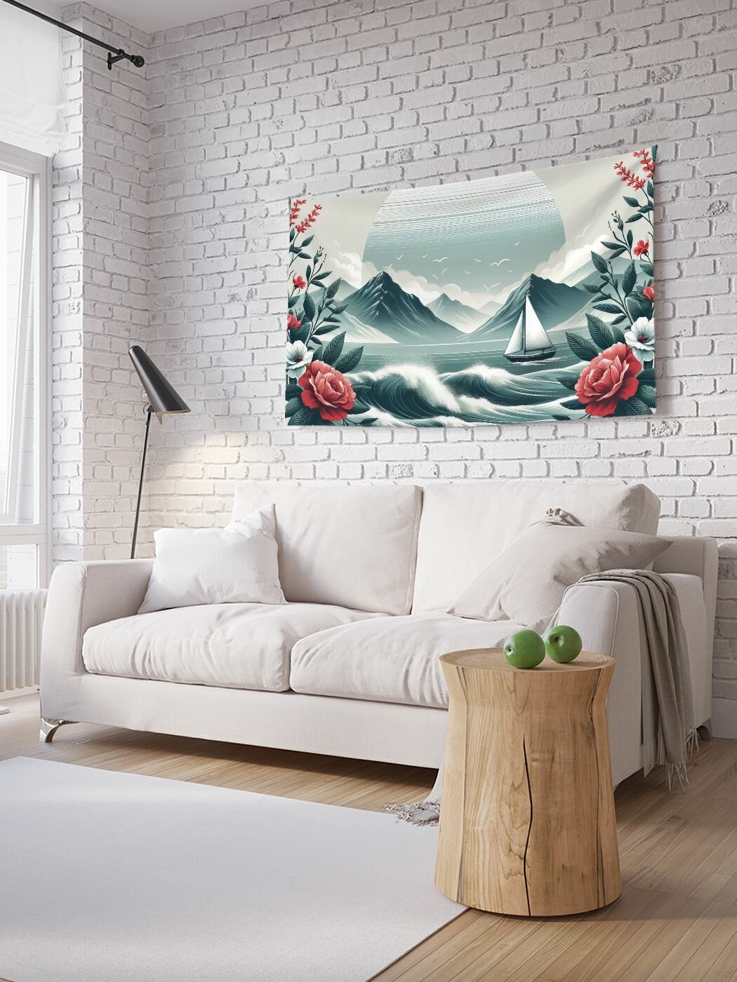 Фотопанно на стену тканевый горизонтальный "Тихое место", 150х200 см, JoyArty