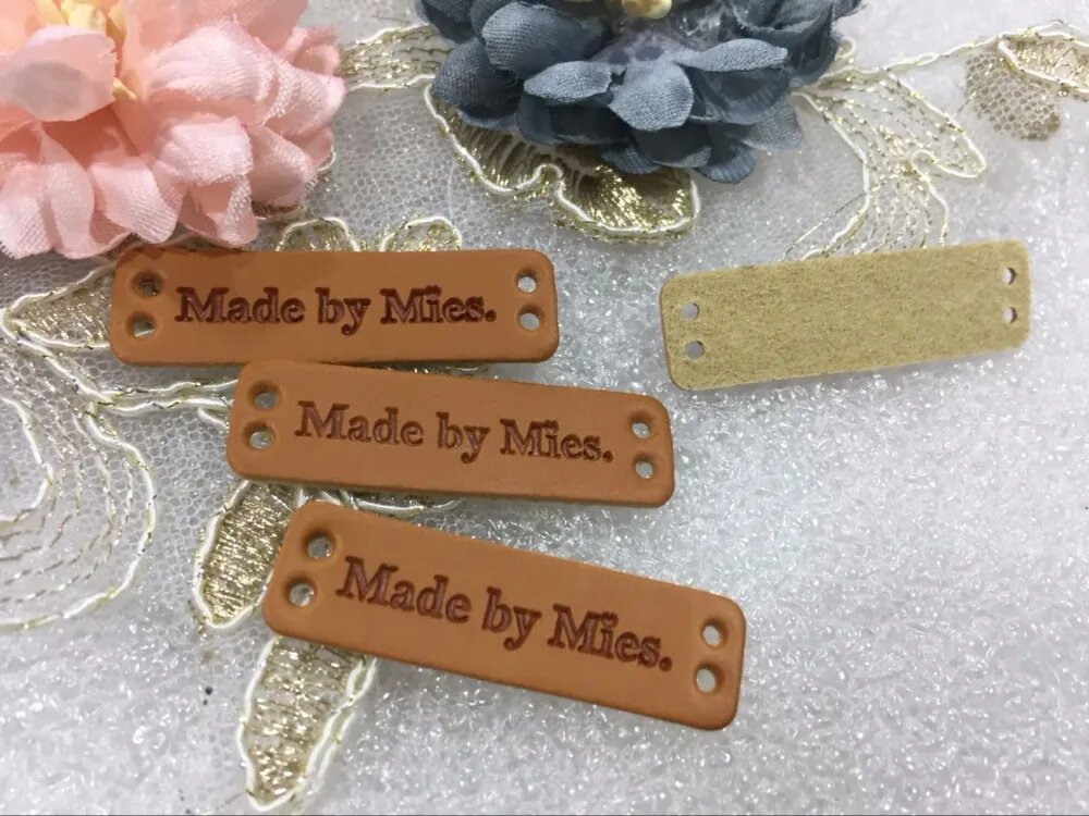 Набор этикеток из искусственной кожи 200 шт