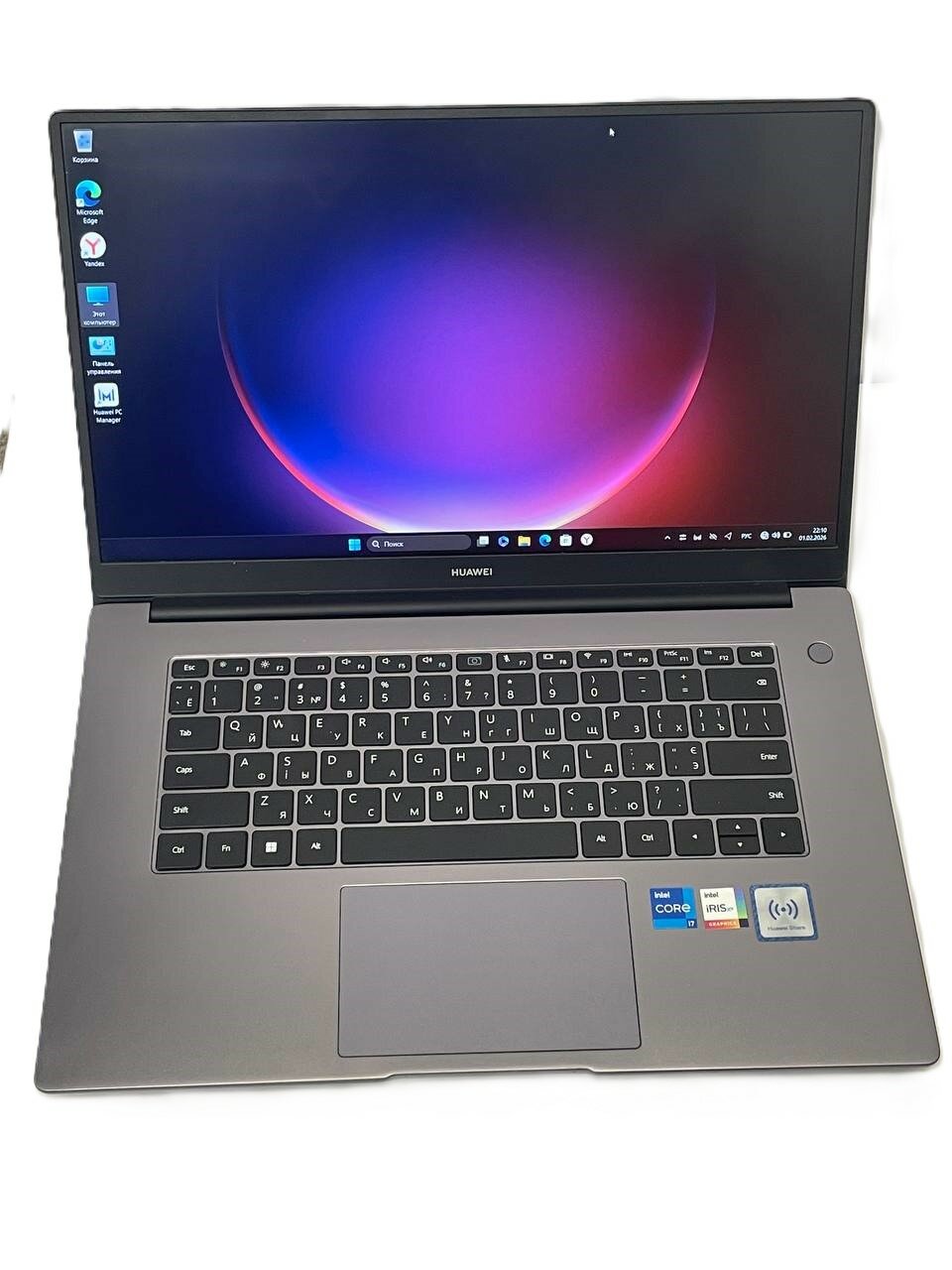 Ноутбук HUAWEI BoD-WFE9, 16 ГБ ОЗУ, 477 ГБ, чёрный