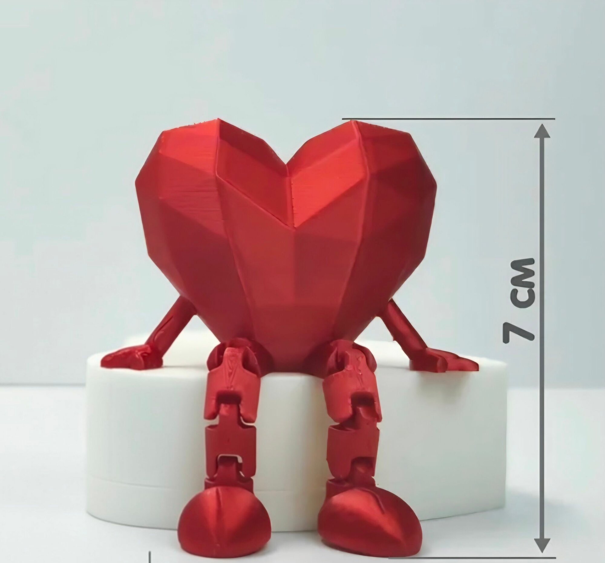 Сердечко подвижное ко дню Влюблённых