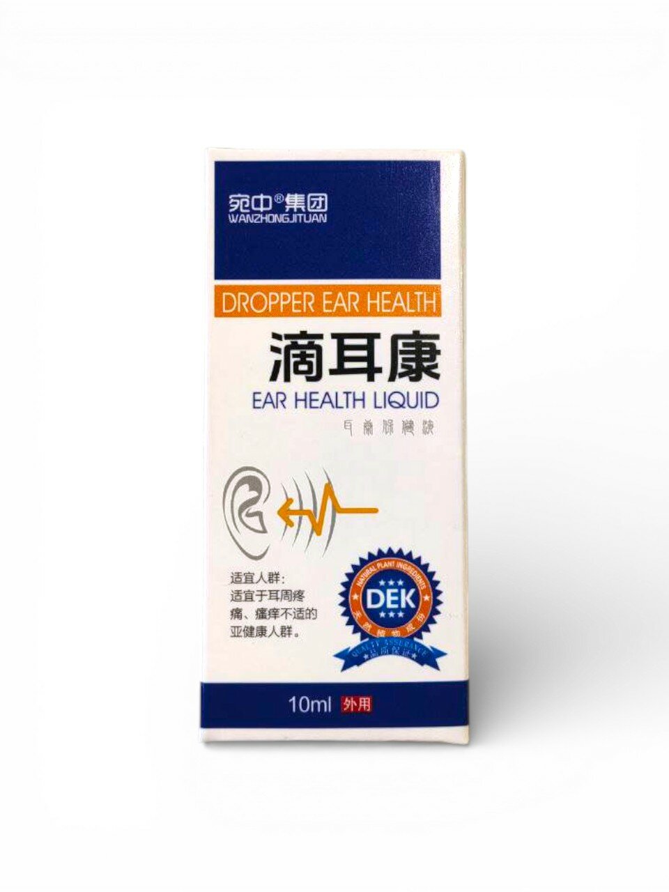 Ушные капли WANZHONGJITUAN, 10 мл.