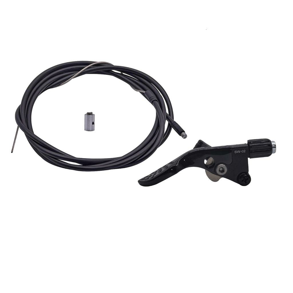 Алюминиевый тросовый дроппер-левер, Черный