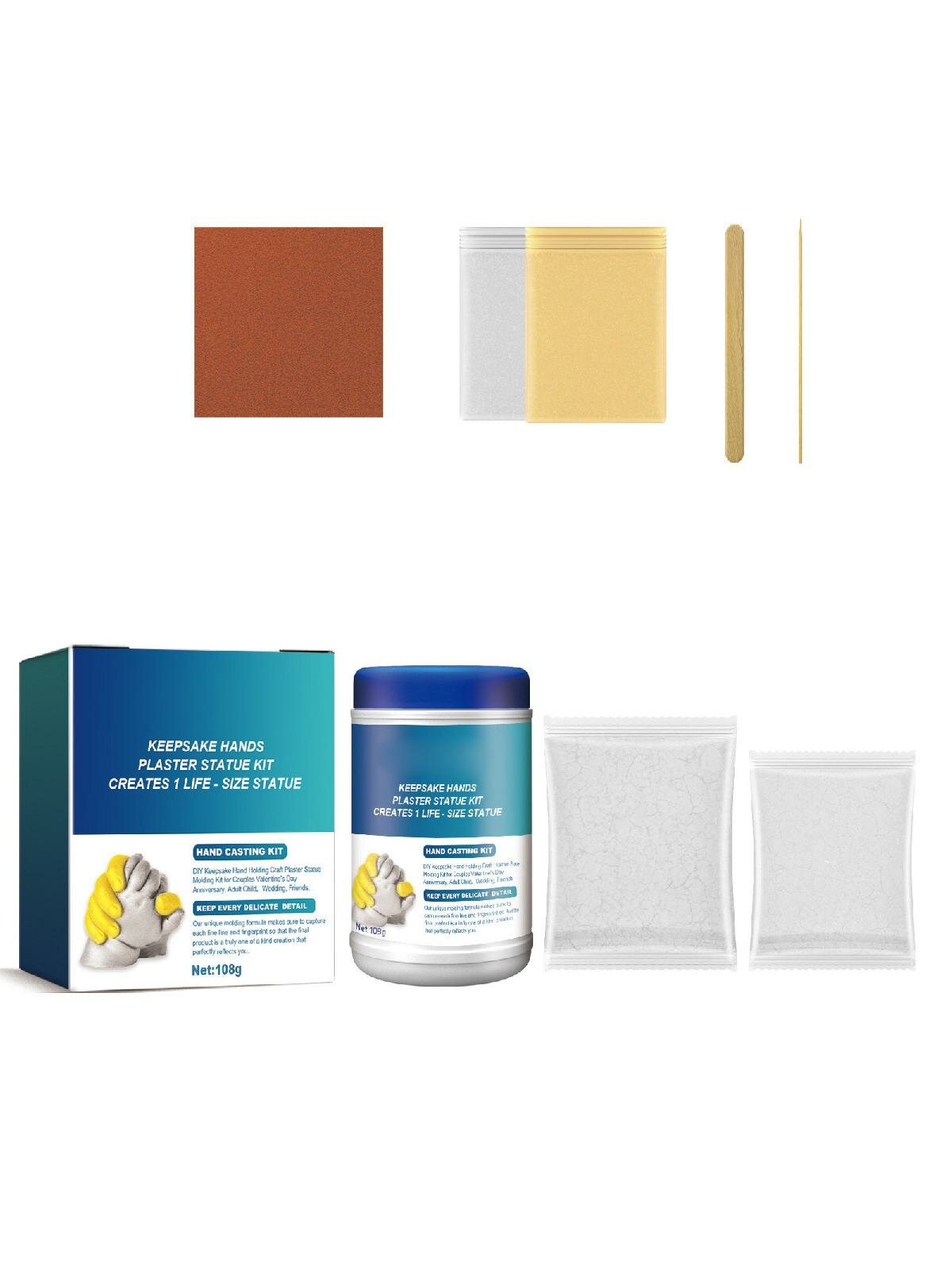 Детское Полнолуние На Сто Дней Сувенир DIY Гипсовая Форма Скульптурный Набор