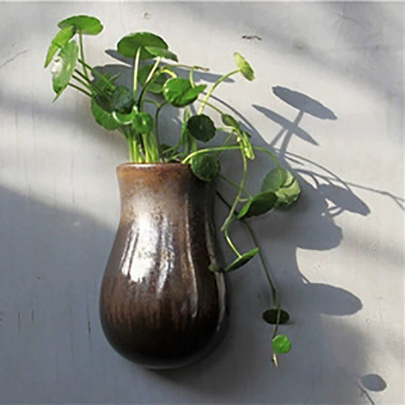 Современный настенный керамический декор, подвесные украшения для стен, настенная ваза для прихожей, керамическое