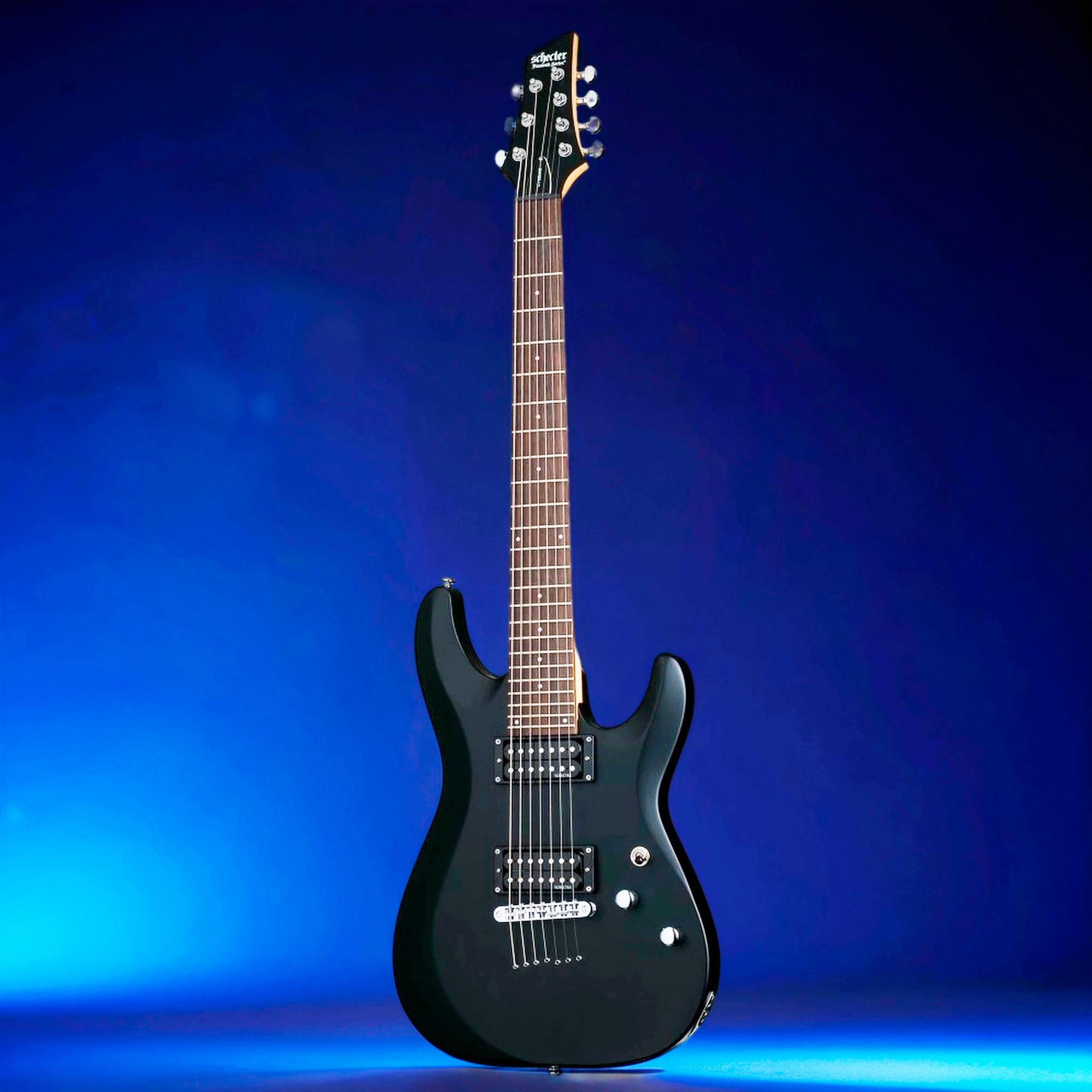 Гитара леворукая SCHECTER C-7 Deluxe L/H SBK