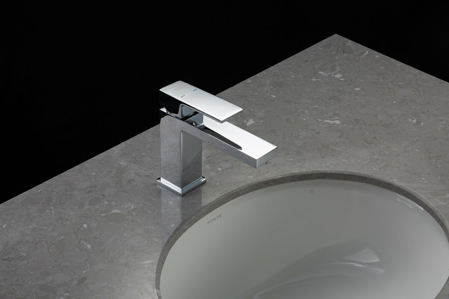 Смеситель для раковины с фиксированным изливом Frap Н91 F1091, латунь, цвет хром