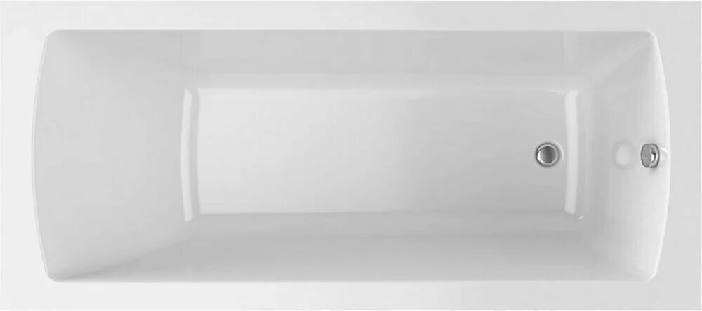 Акриловая ванна Alex Baitler Onega 160x60, с каркасом, пристенная, встраиваемая, белая, глянцевая, прямоугольная