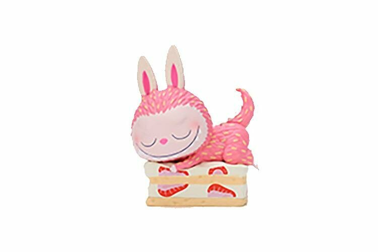 Коллекция слепых боксов унисекс POP MART LABUBU Десертов, Confirmed-Strawberry Crisp Cake (Open)