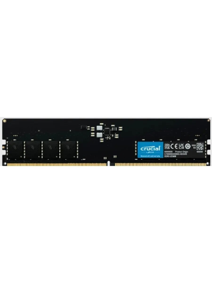 Оперативная память CRUCIAL CT16G48C40U5, DDR5, 16Gb, 4800MHz